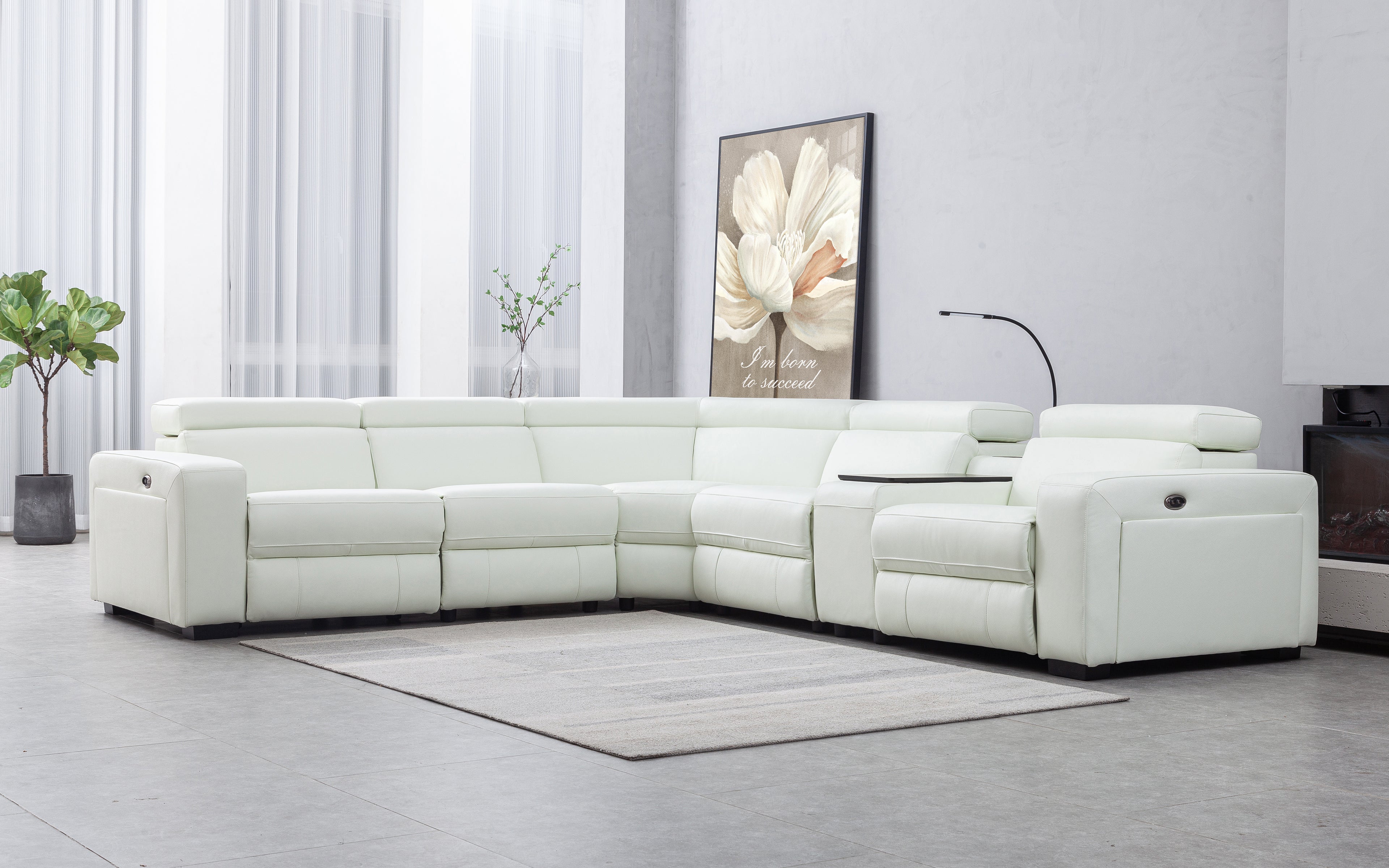 Peonia Modern Motion Reclining Sectional – MoFit Home