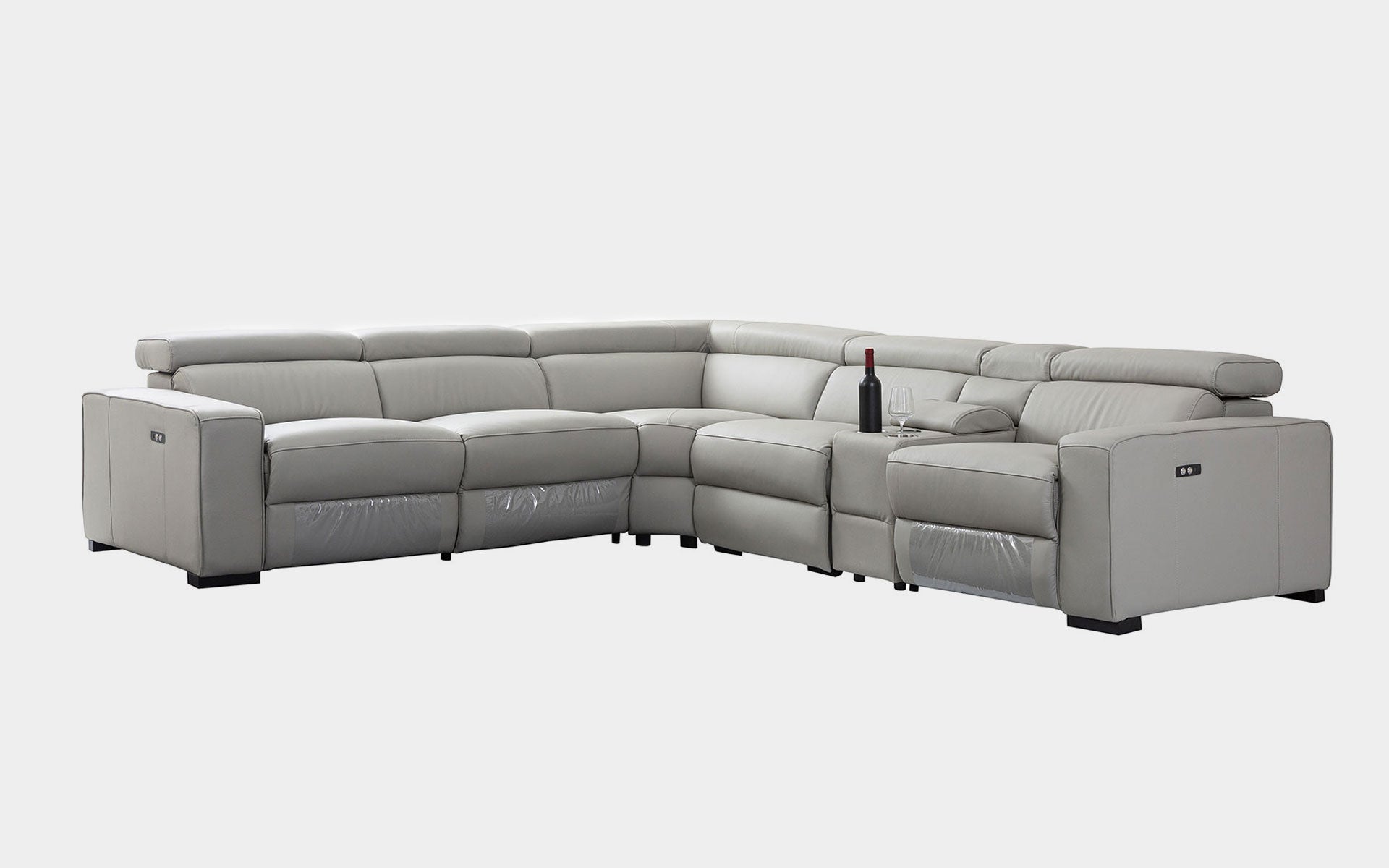 La Cina 6pcs Modern Motion Reclining Sectional Sofa – MoFit Home