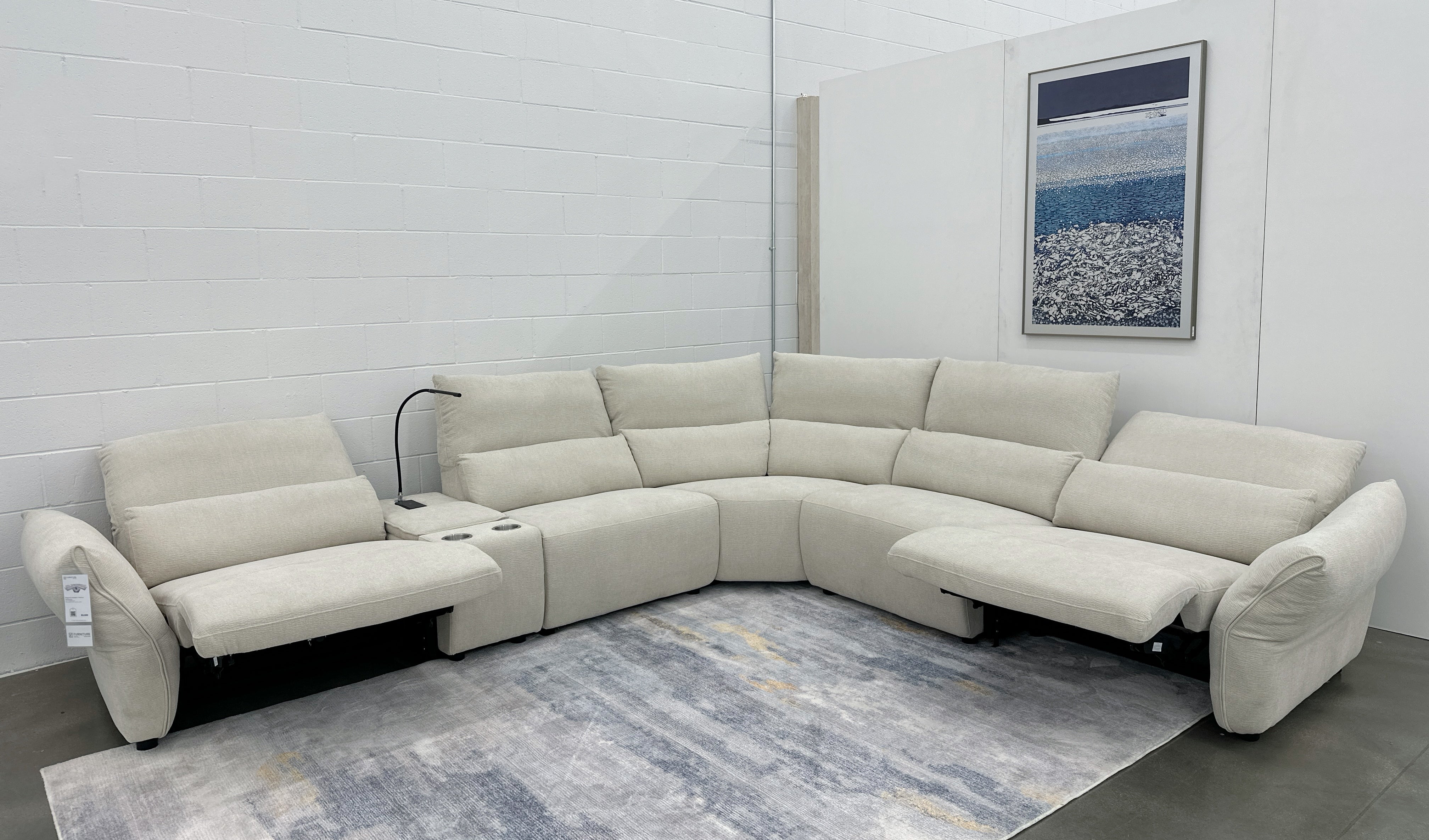 Fleur Modern Motion Recliner Sectional – MoFit Home