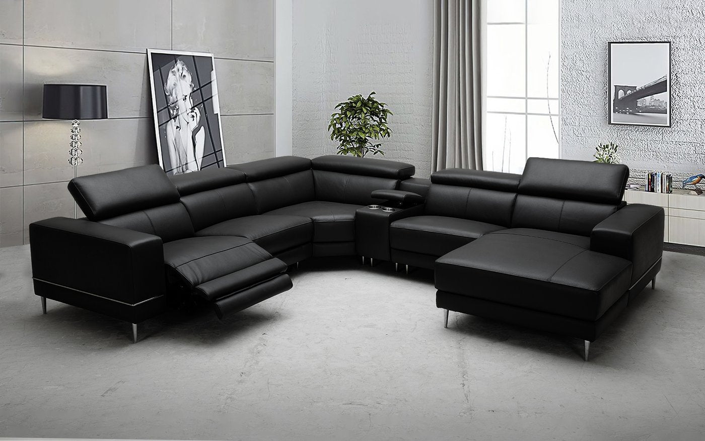 Dahlia Modern Motion Recliner | Luxury Personalized Reclining Sectional ...