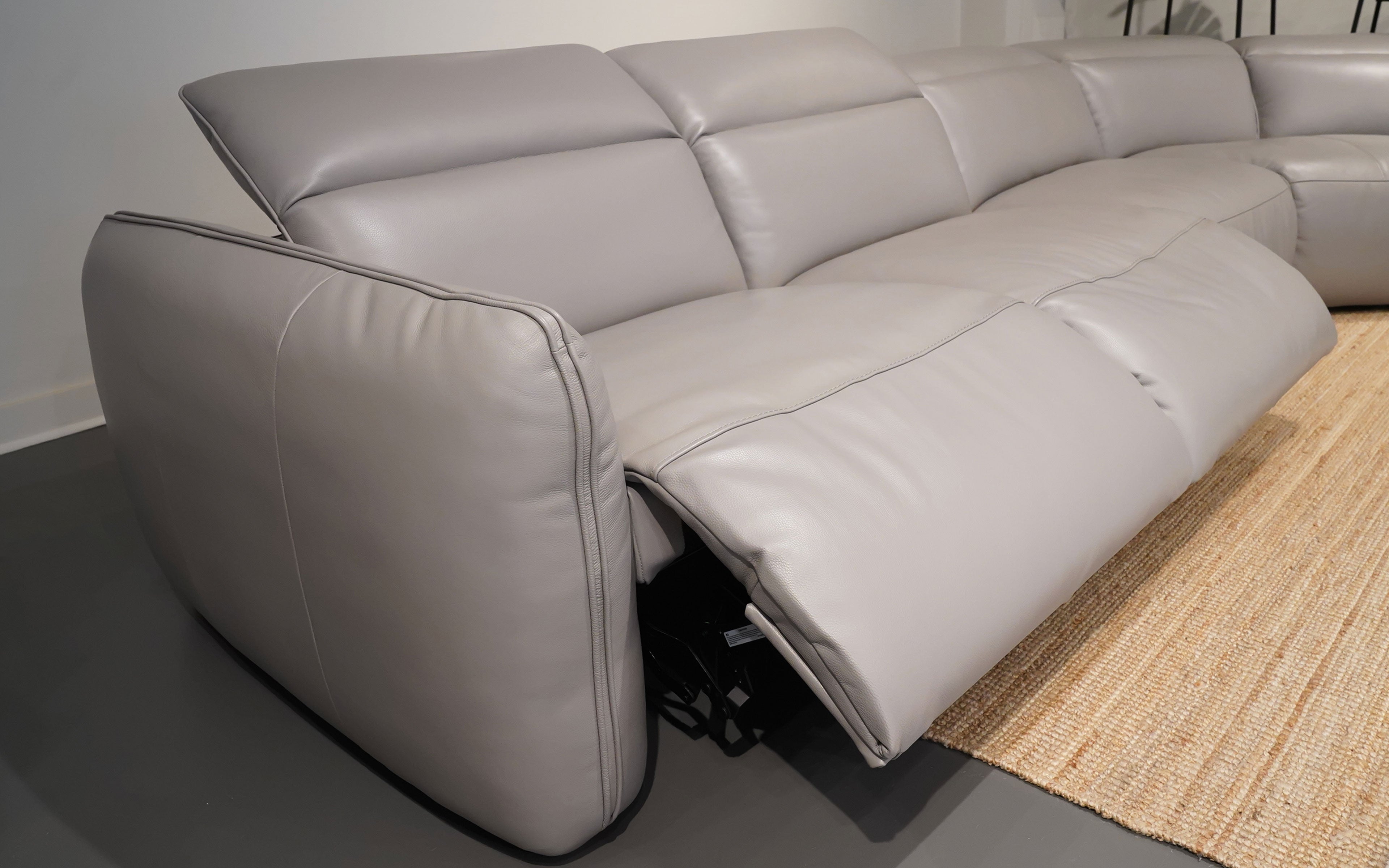 Snowdrop Modern Motion Reclining Sectional Sofa | Modern Power ...