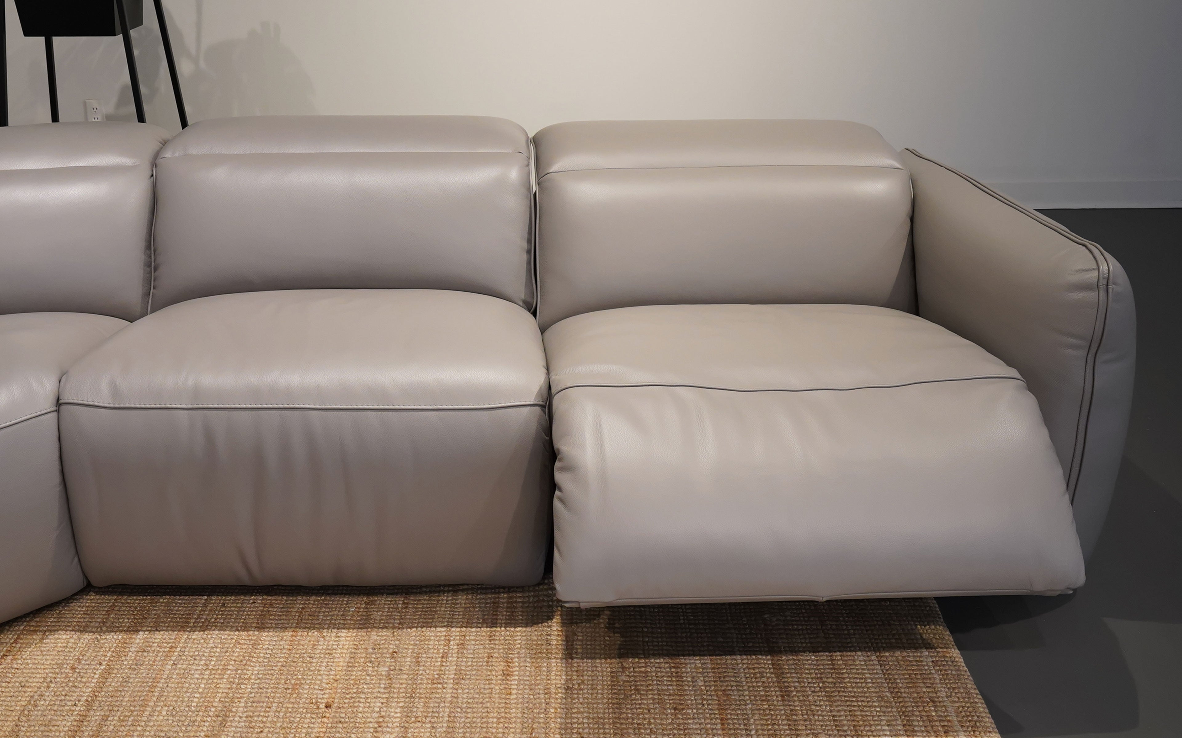 Snowdrop Modern Motion Reclining Sectional Sofa | Modern Power ...